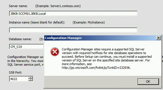 Error in installing SCCM 2012 - Techyv.com Error in installing SCCM 2012 - Techyv.com